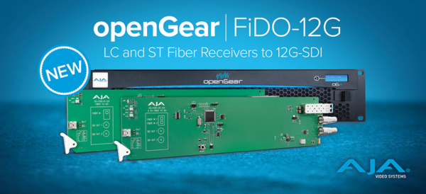 AJA, 새로운 openGear® Fiber to 12G-SDI 컨버터 발표 – ajakorea